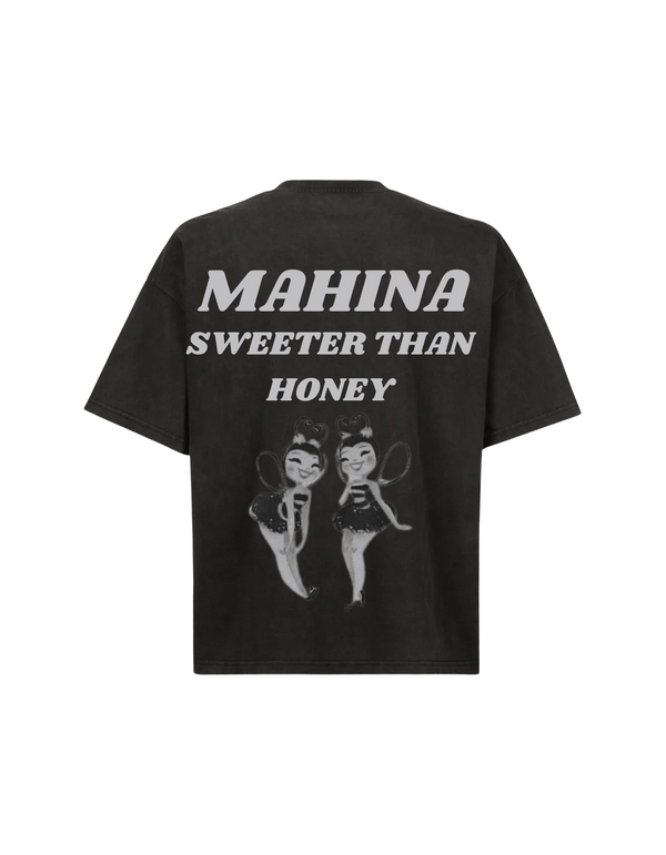 SWEET VINTAGE BLACK TEE – Mahina Brand